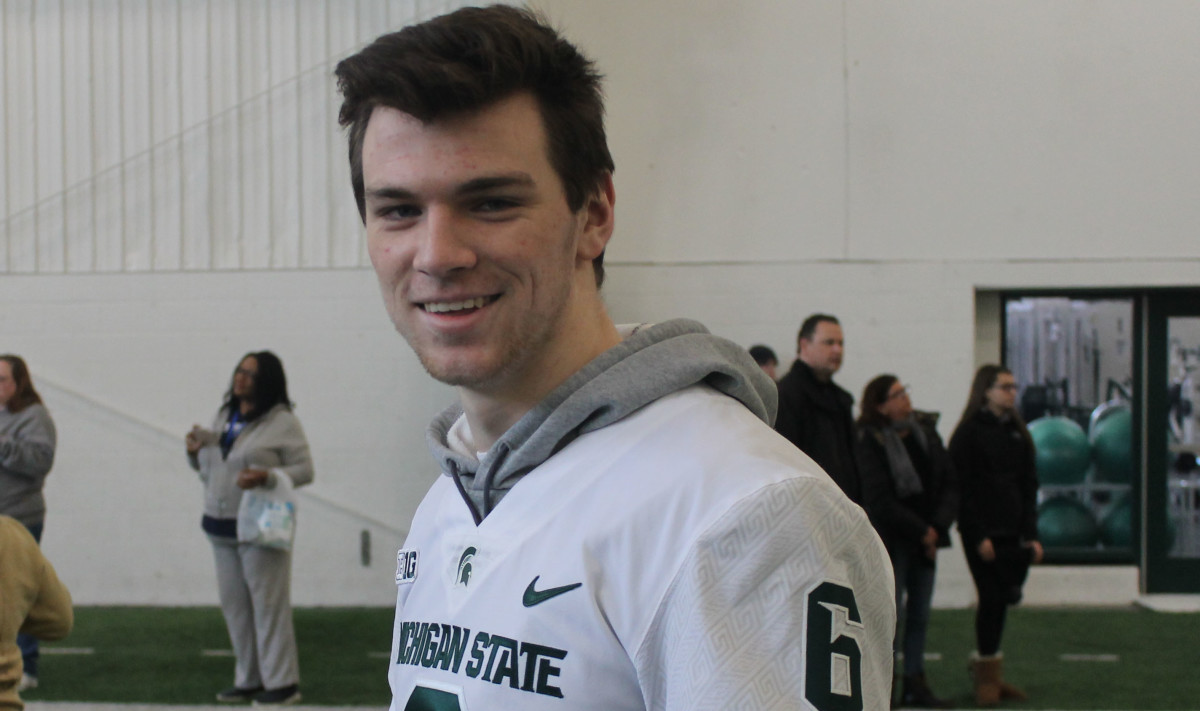 QB Theo Day Post Spring Game! - Sports Illustrated Michigan State ...