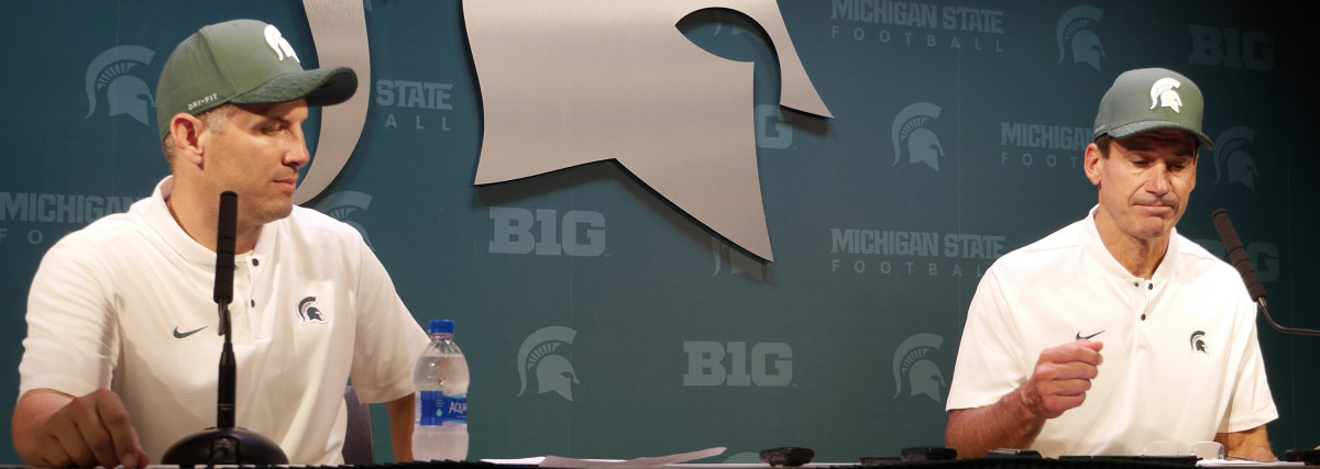 MSU DC Mike Tressel & OC Dave Warner Post Utah State! - Sports ...