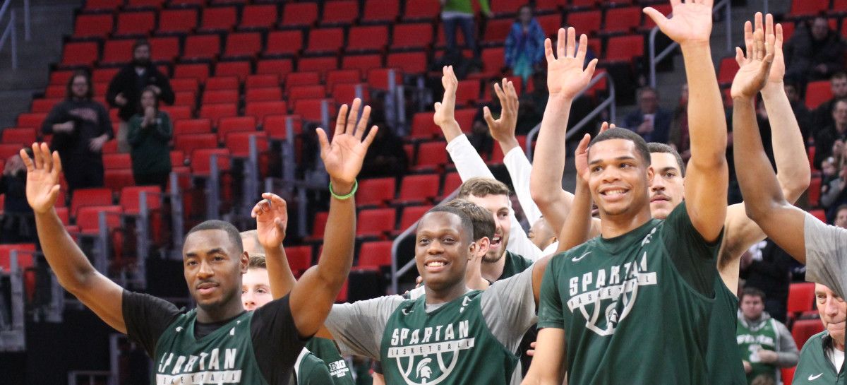 7 Michigan State Players From the Locker Room in Detroit Today - Sports ...