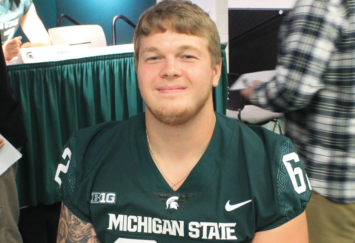 MSU Football OT Luke Campbell - Sports Illustrated Michigan State ...