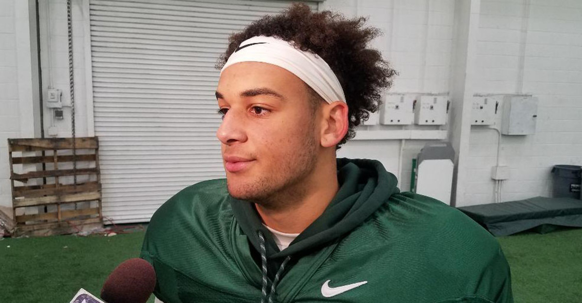 MSU WR Cody White After Practice Rutgers Week! - Sports Illustrated ...