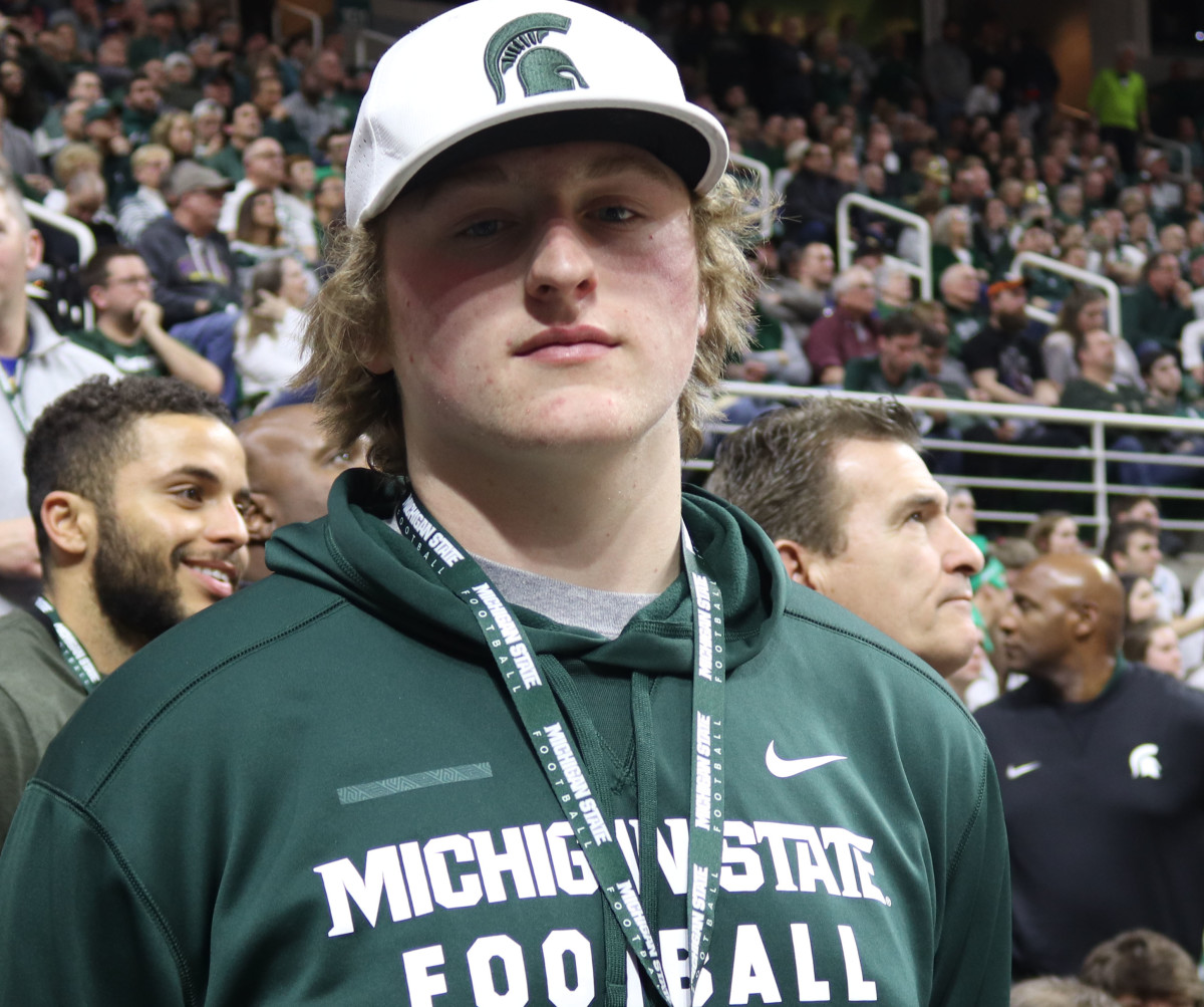 19 MI OL Karsen Barnhart Recaps Michigan State UV - Sports Illustrated ...