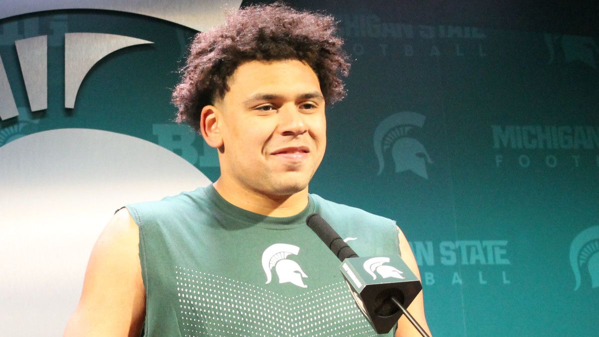 Michigan State RB Connor Heyward Post Spring Game - Sports Illustrated ...