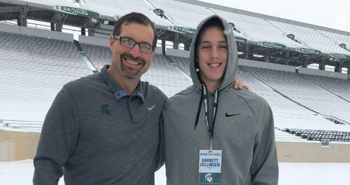 21 MI OL Garrett Dellinger Talks Michigan State UV - Sports Illustrated ...