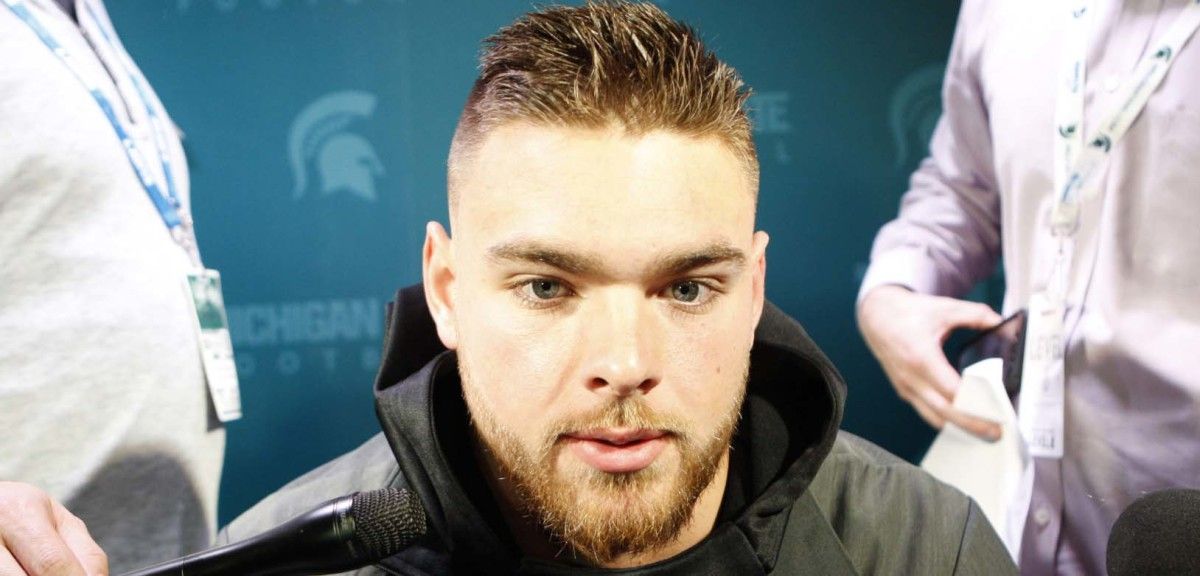 MSU MLB Joe Bachie Post Loss to UM! - Sports Illustrated Michigan State ...