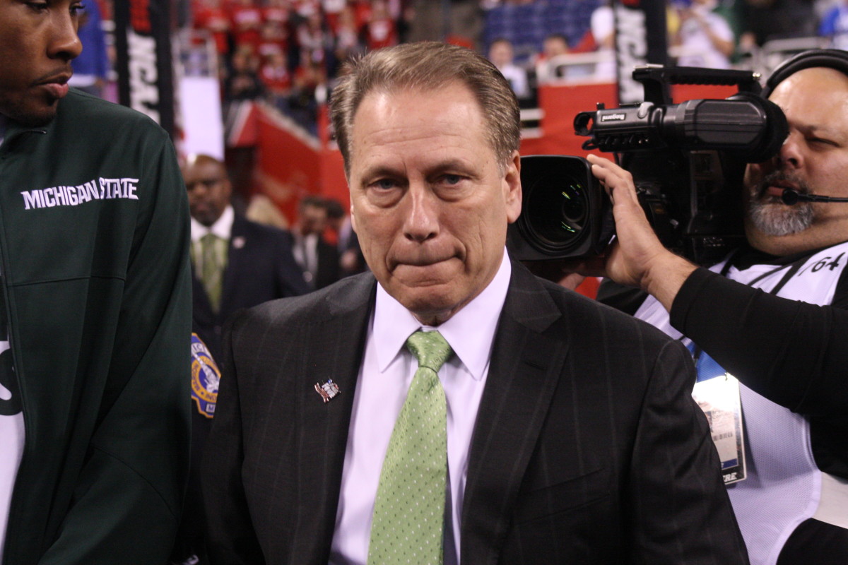 Michigan State Spartan basketball coach Tom Izzo acknowledged that the ...