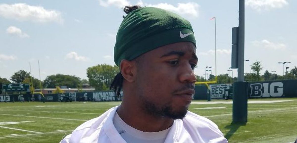 LB Andrew Dowell talks on the 1st day of fall football camp - Sports ...