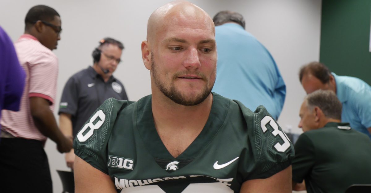 MSU Football LB Byron Bullough - Sports Illustrated Michigan State ...