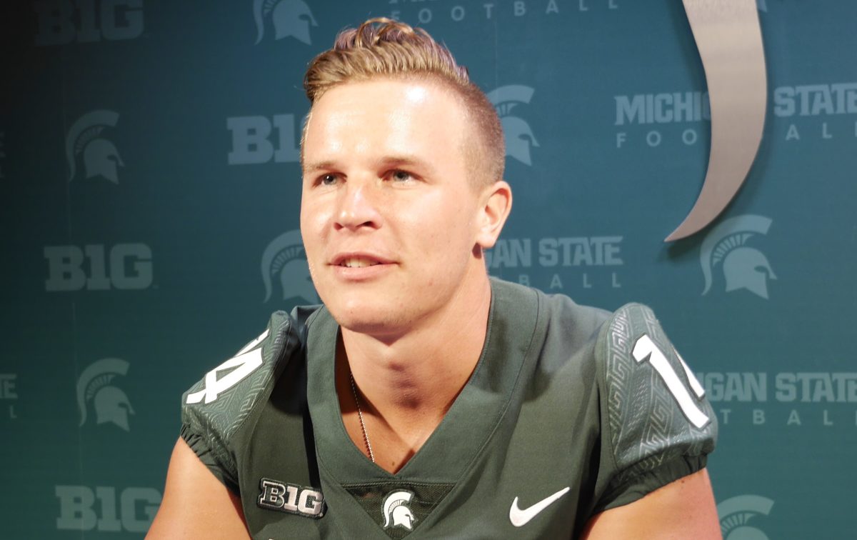 MSU Football QB Brian Lewerke - Sports Illustrated Michigan State ...