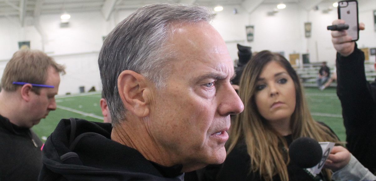 COACH TV: Mark Dantonio Talks Post Pro Pre-Practice - Sports ...
