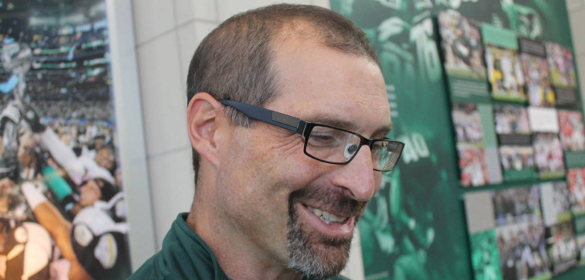 MSU OL Coach Mark Staten on CMU, MSU and MORE! - Sports Illustrated ...