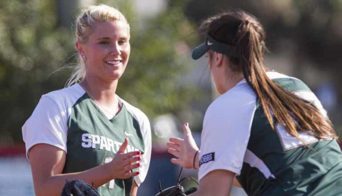MSU SOFTBALL: Spartans go 2-0 at C of C Tournament - Sports Illustrated ...