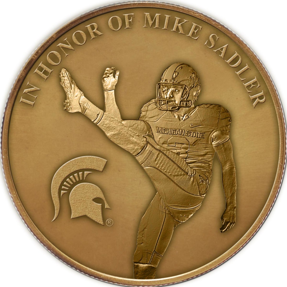 Big Ten to Use Commemorative Coin at Football Games To Honor Spartan ...