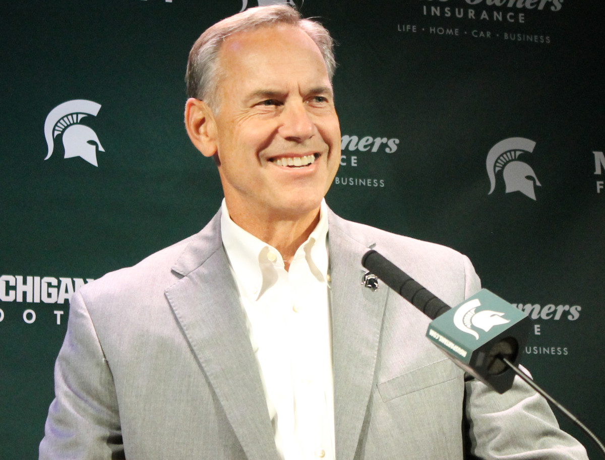 Terrific Michigan State Football Video: Mark Dantonio Talks Wisconsin ...