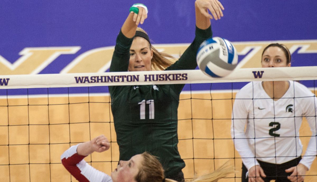 MSU VOLLEYBALL: Spartans Sweep No. 24 Arkansas State in NCAA First ...