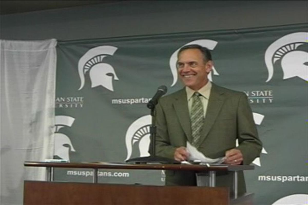 MSU Football Video Up Now! Mark Dantonio from Todayâ€™s Press ...