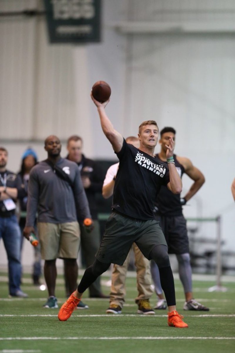 SUPER Michigan State Football NFL Pro Day Video: QB Connor Cook ...