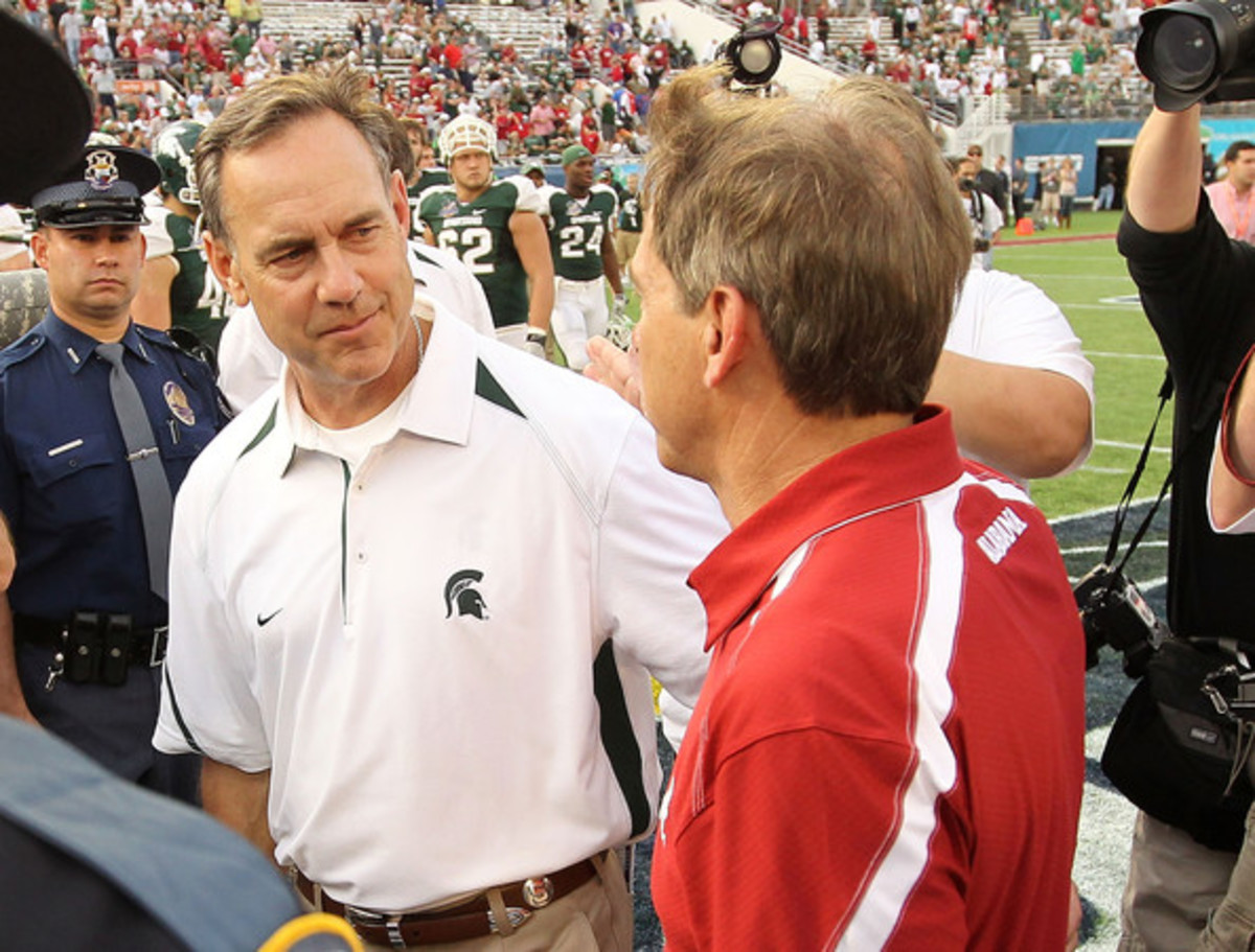 Nick Sabanâ€™s Past at Michigan State Canâ€™t Help But Follow Him Even ...