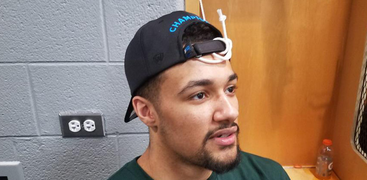 Kenny Goins Post Win Over Michigan For the Big Ten Tournament Title ...