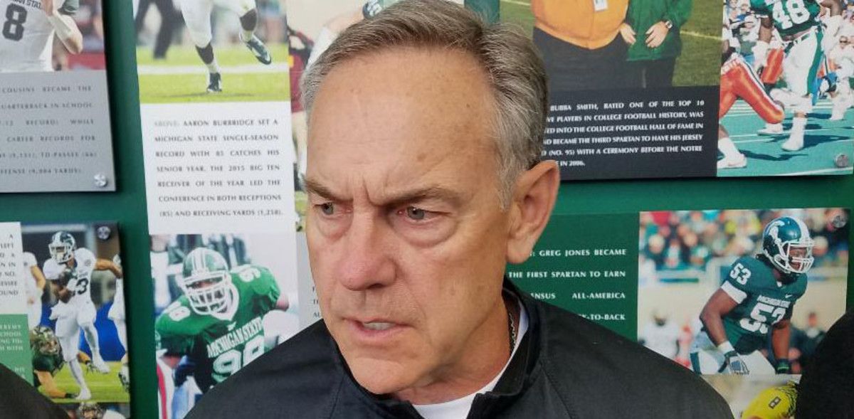 Spartan Coach Mark Dantonio Opens Spring Football! - Sports Illustrated ...