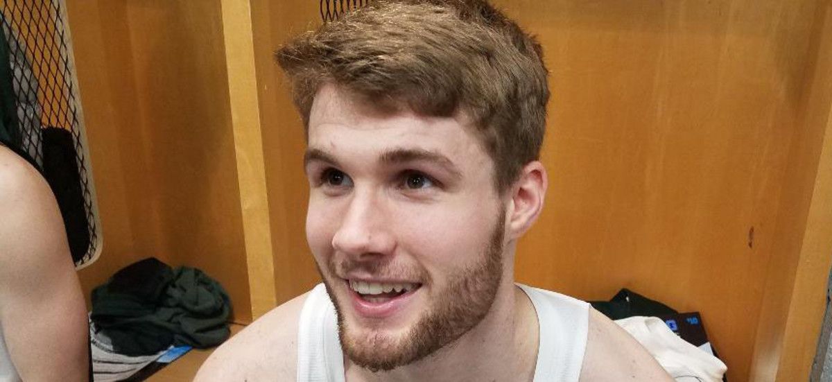 Kyle Ahrens Post BTT Win Over Ohio State! - Sports Illustrated Michigan ...