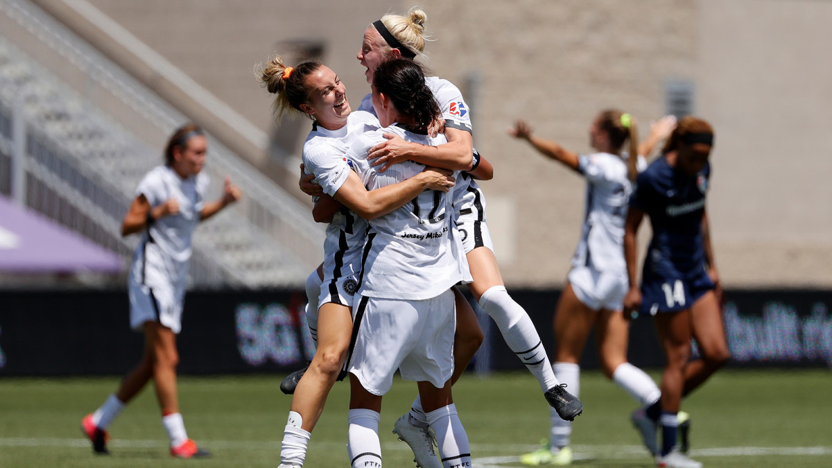 NWSL Challenge Cup: Thorns stun Courage to blow tournament open ...