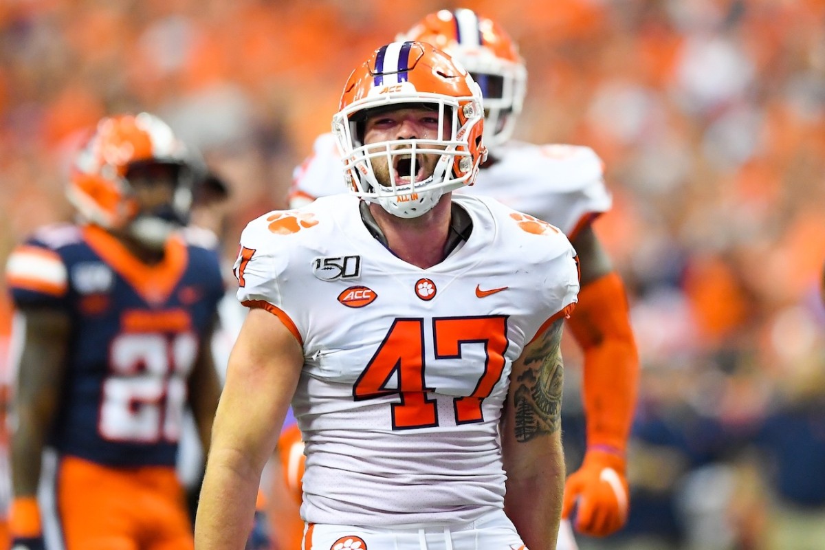 Clemson's Skalski Providing Security For Younge Linebackers - Sports ...