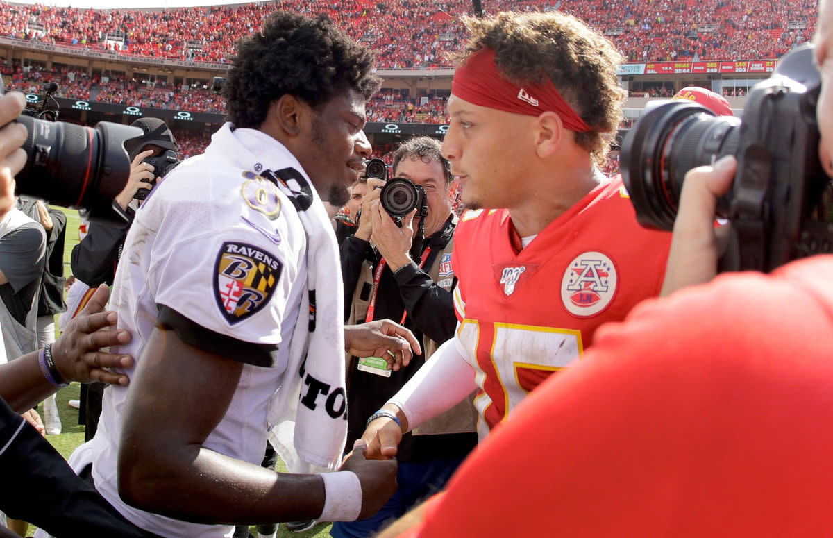 Patrick Mahomes and Lamar Jackson Face Off on Monday Night Football ...