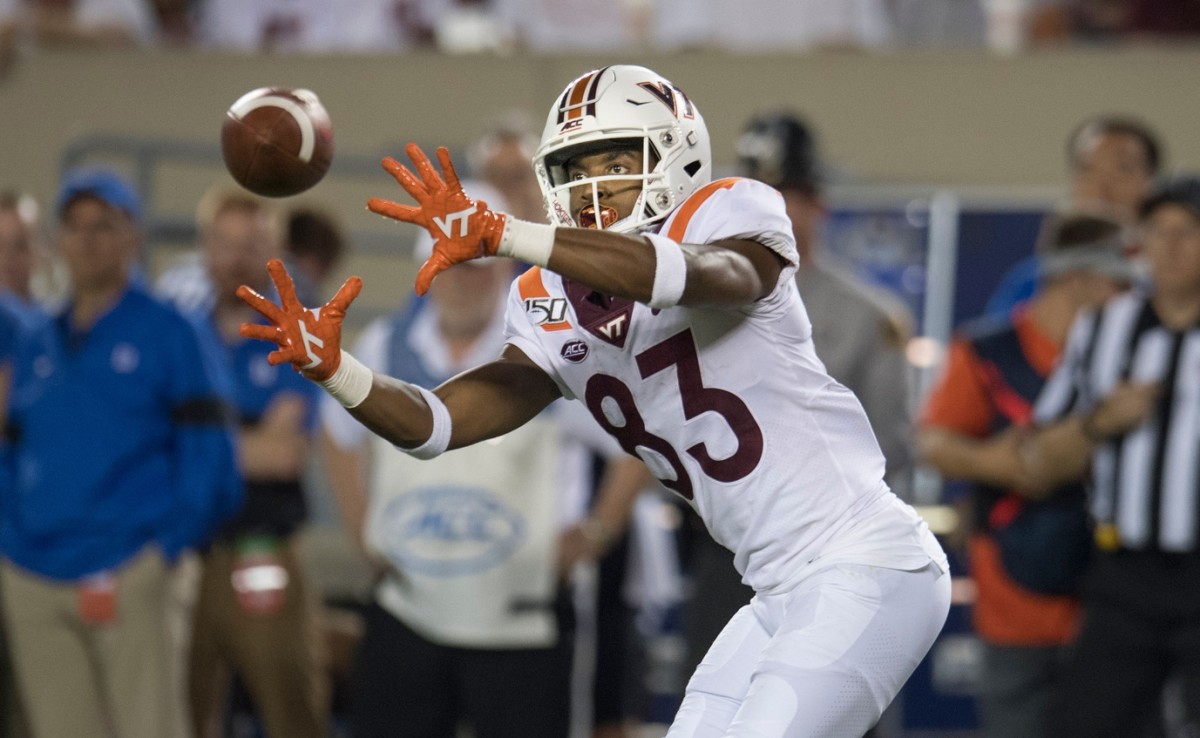Virginia Tech Hokies wide receiver Tayvion Robinson named to Paul ...