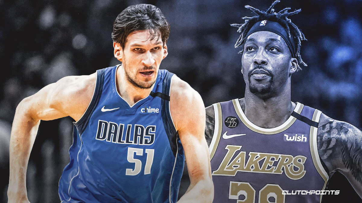 WATCH: Dallas Mavs Flat-Footed Boban Blocks Lakers Dwight Howard ...