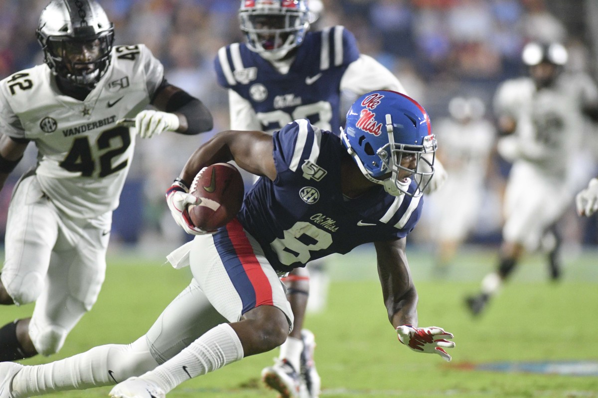 Elijah Moore Among Top Draft-Eligible Slot Receivers - The Grove Report ...