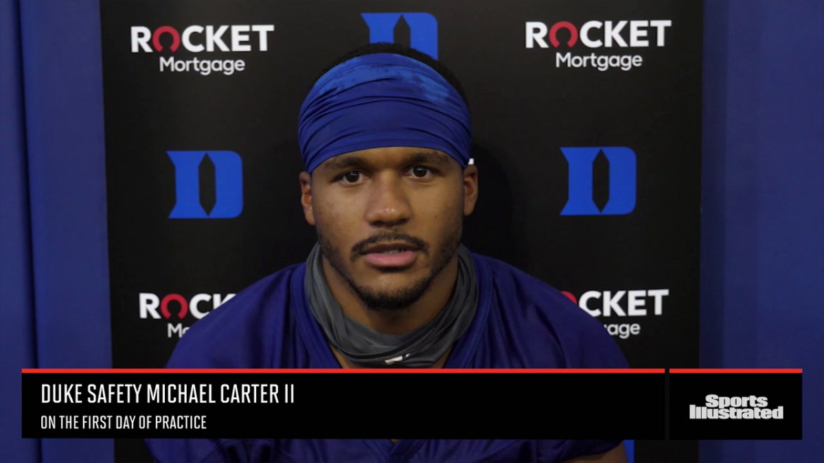 Duke's Michael Carter II: Returning to Practice Was "a Breath of Fresh ...