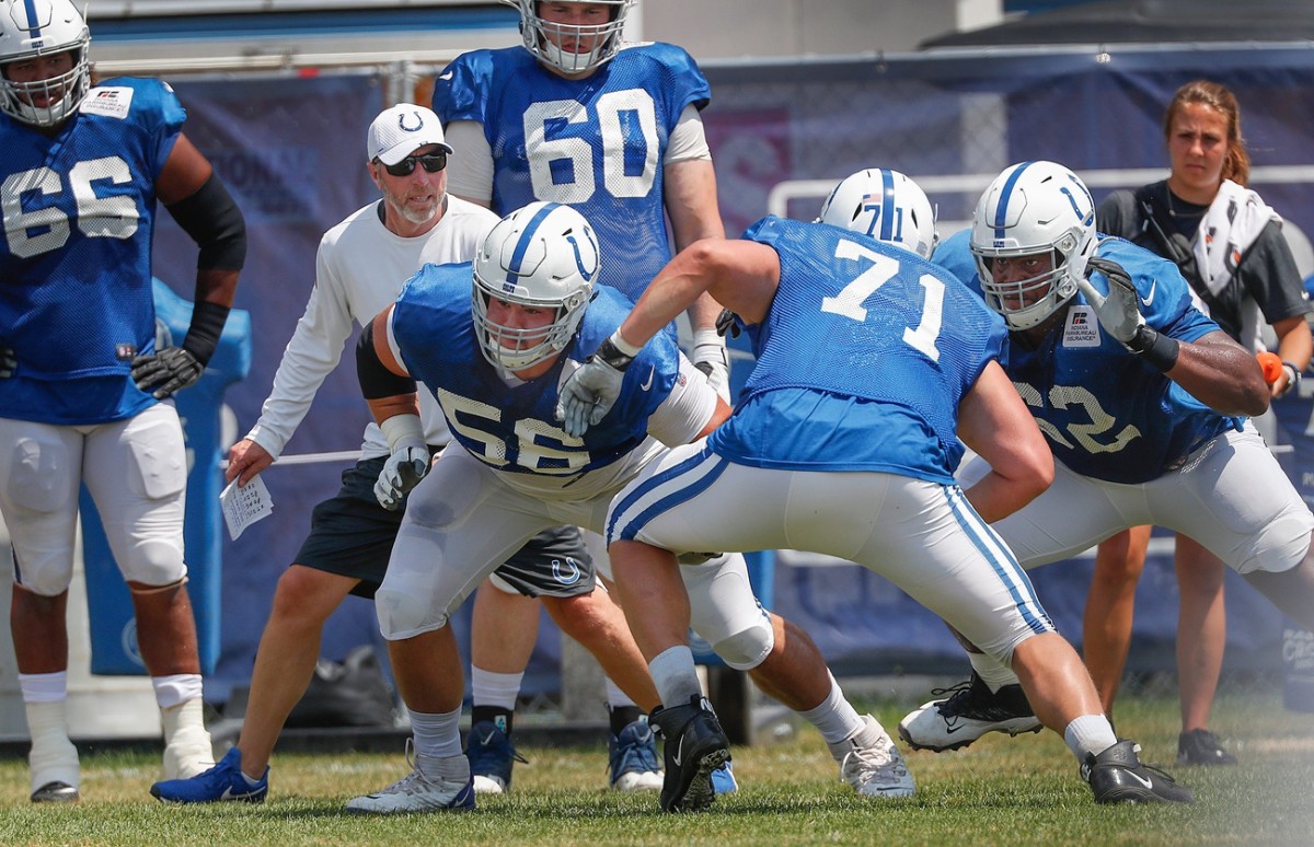 Indianapolis Colts O-Line Coach Chris Strausser Weighs in on Tackle ...