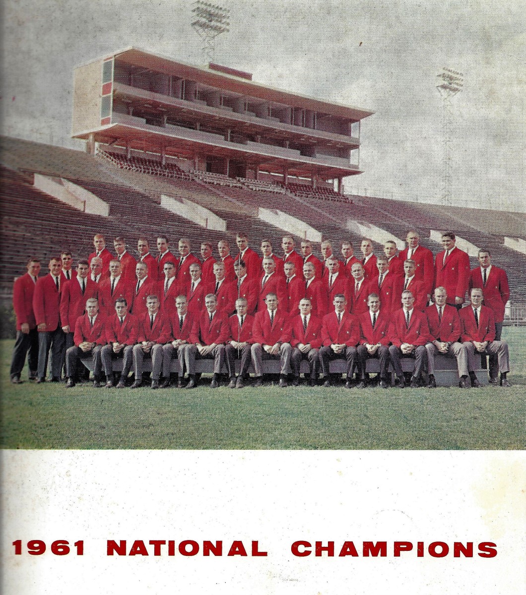 Alabama football-Crimson Tide football-1961 Crimson Tide-Bear Bryant ...