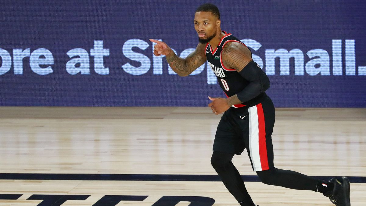 Damian Lillard: Trail Blazers guard named MVP of NBA's seeding games in ...