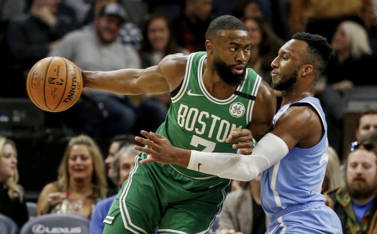 Jaylen Brown making a statement on the floor and through his words ...