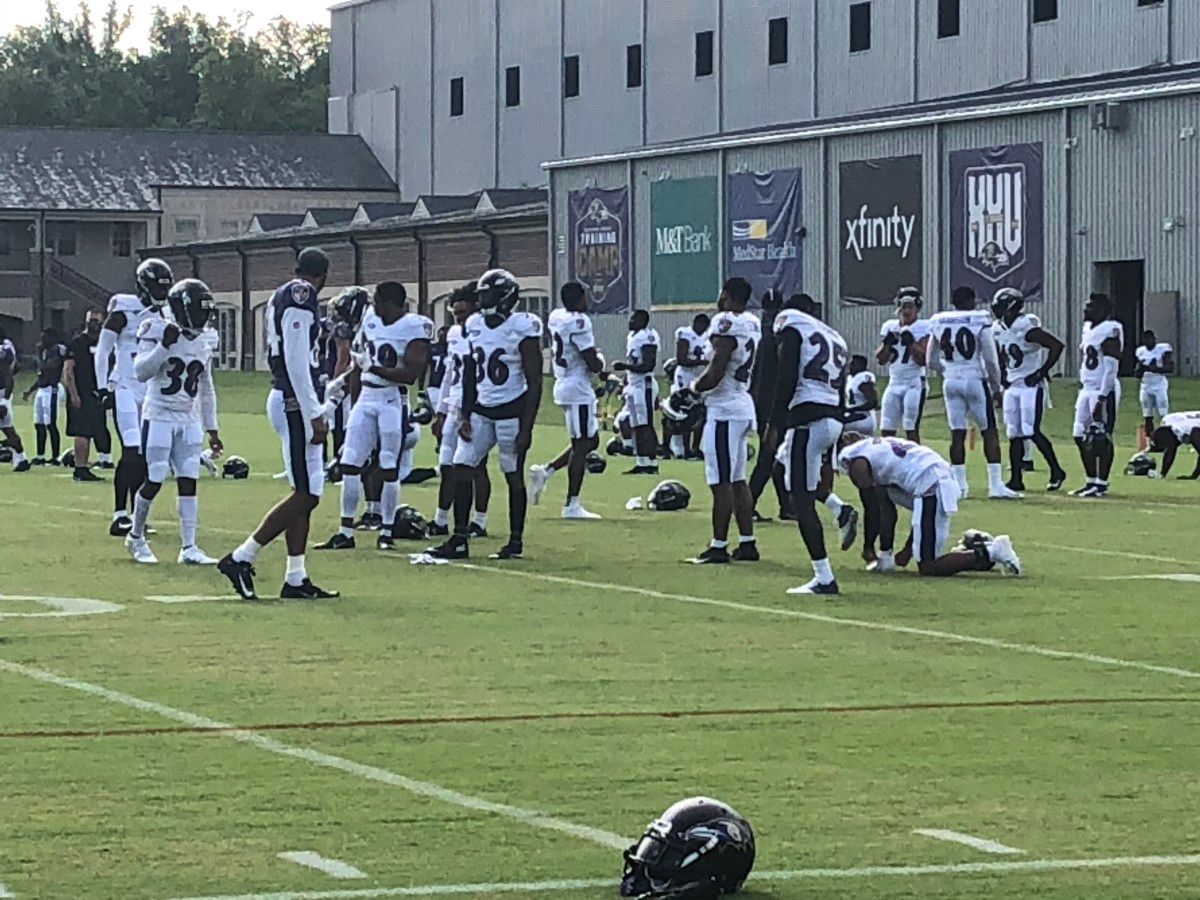 Ravens training camp notebook: Hollywood shines, Lamar Jackson solid ...