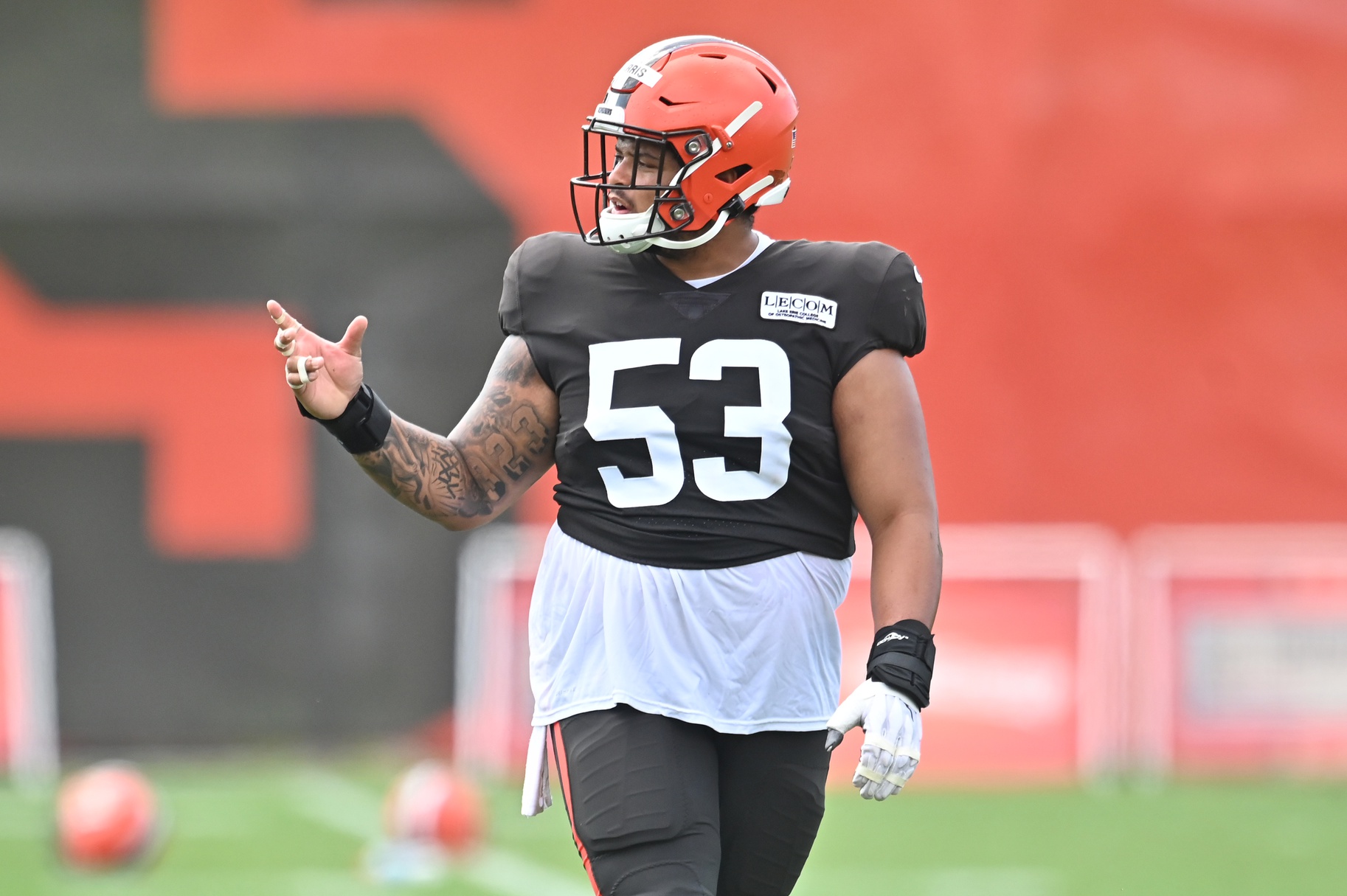 Nick Harris Remains the Center of Attention for Browns, Expected to ...