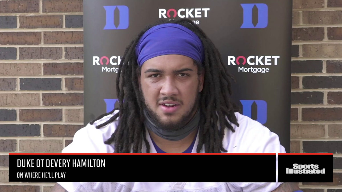 Duke's Devery Hamilton: Happy to Be Back at Tackle - Sports Illustrated ...