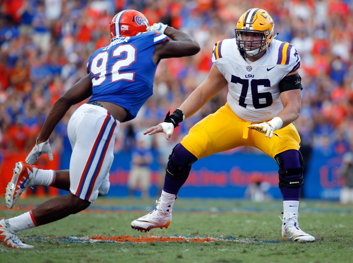LSU Senior Right Tackle Austin Deculus "Out for a Little Bit" Ed ...