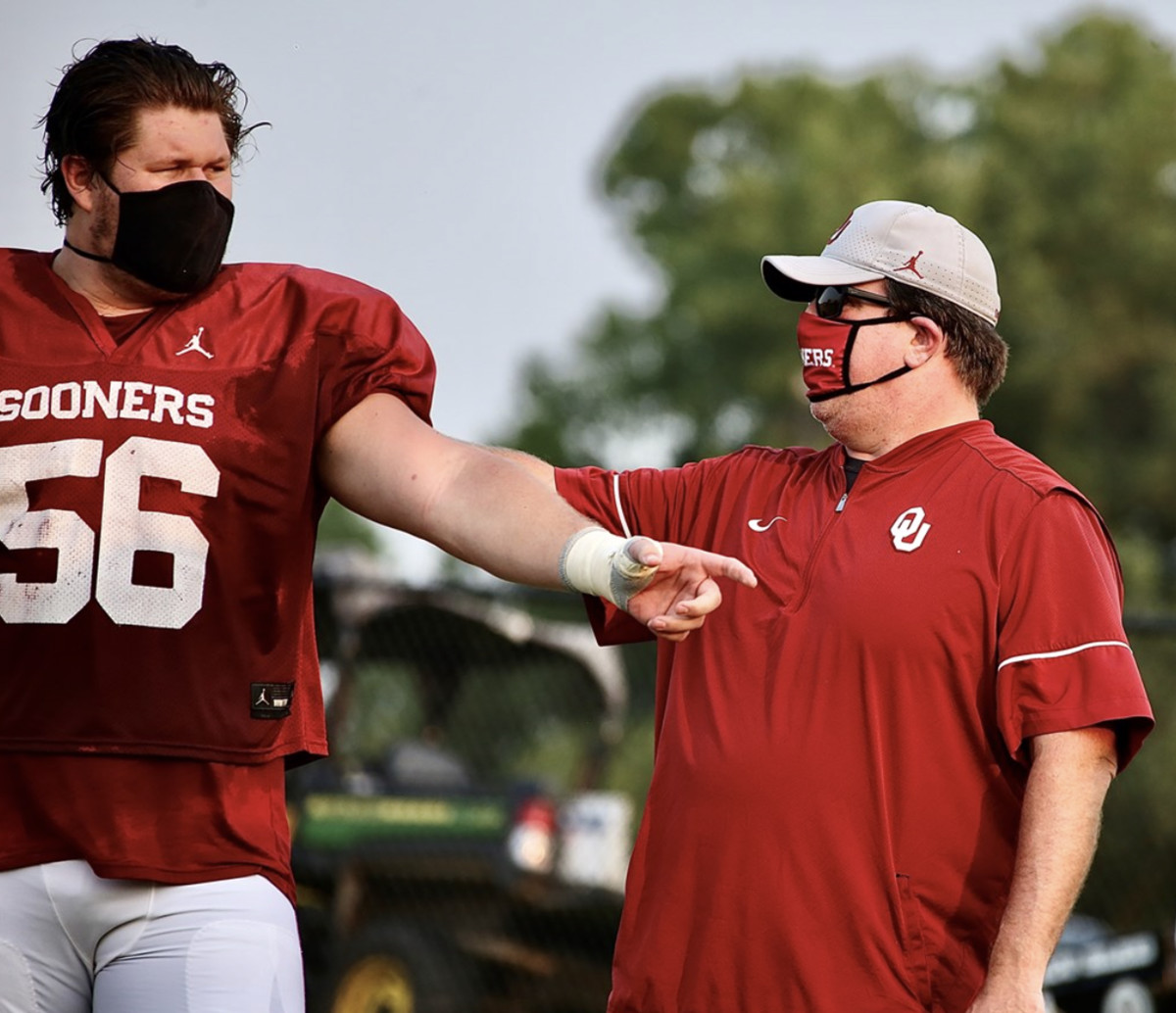 Oklahoma Sooners OL coach Bill Bedenbaugh impressed with depth, Creed ...