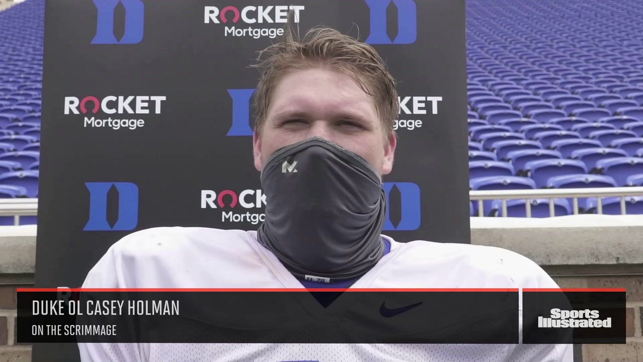 Duke's Casey Holman: Deon Jackson Ran Through People Today - Sports ...