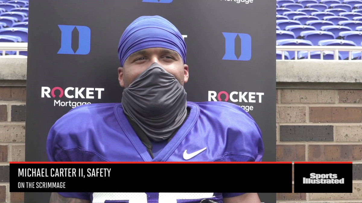 Michael Carter II on Duke's Scrimmage: Good to Be Live and All Out ...
