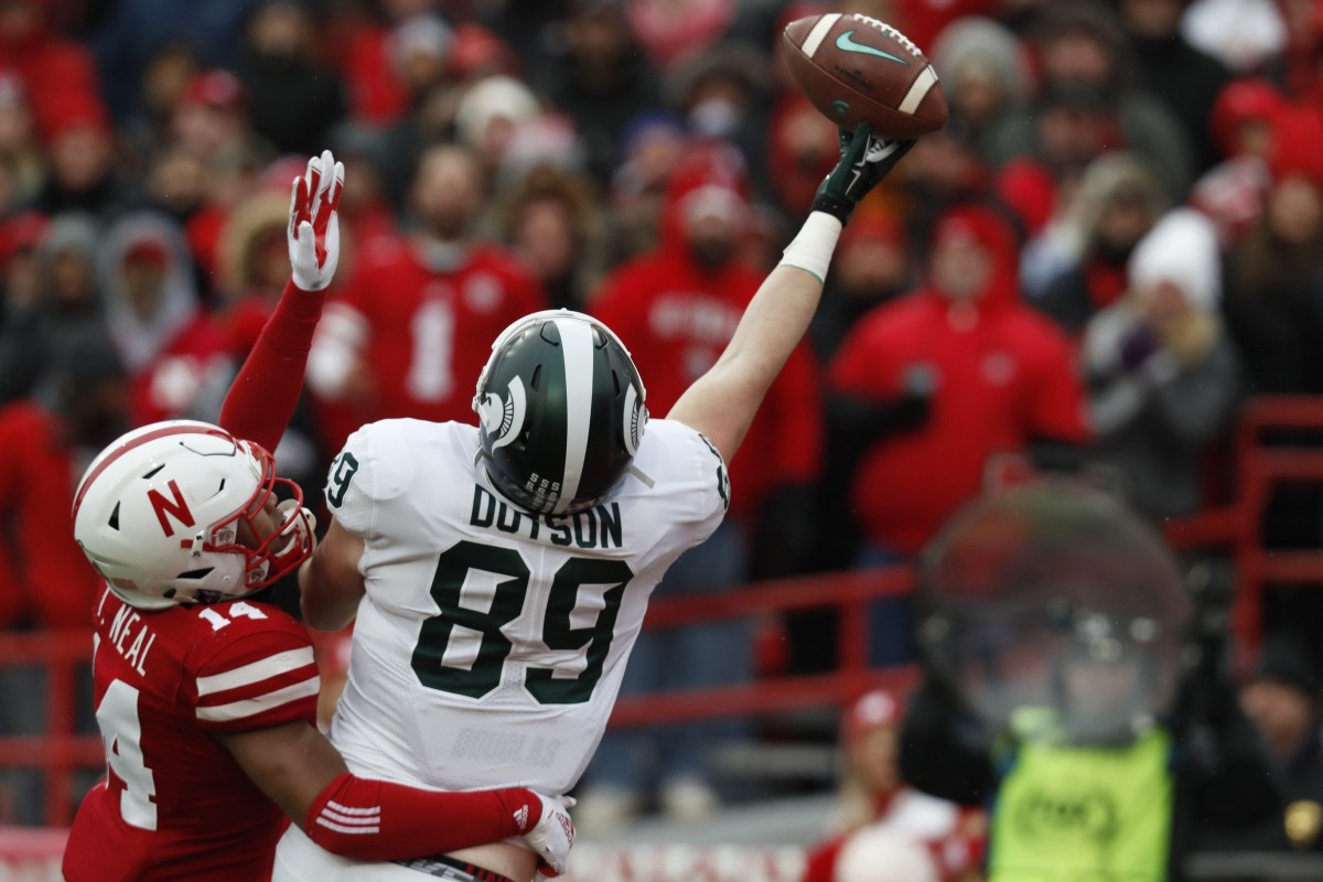 Michigan State Football Still ‘Counting On’ TE Matt Dotson - Sports ...