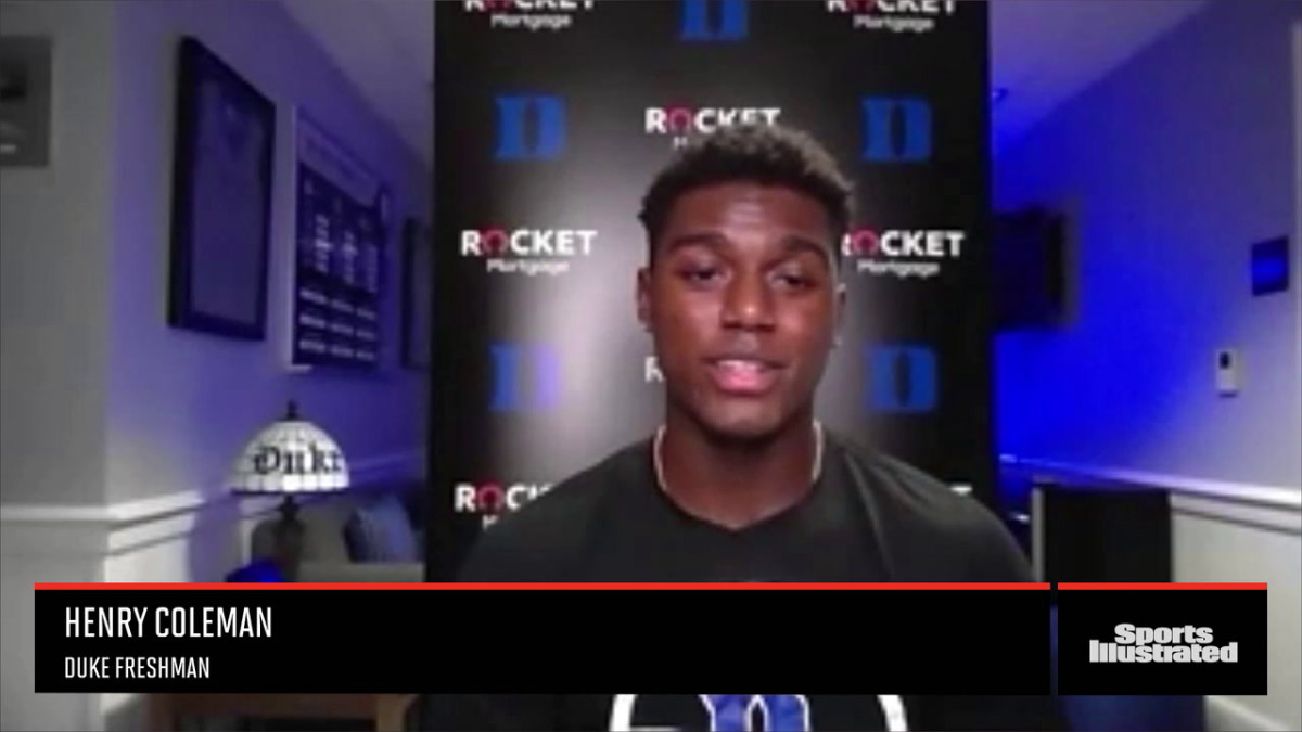Duke Freshman Henry Coleman on Playing for the Blue Devils - Sports ...