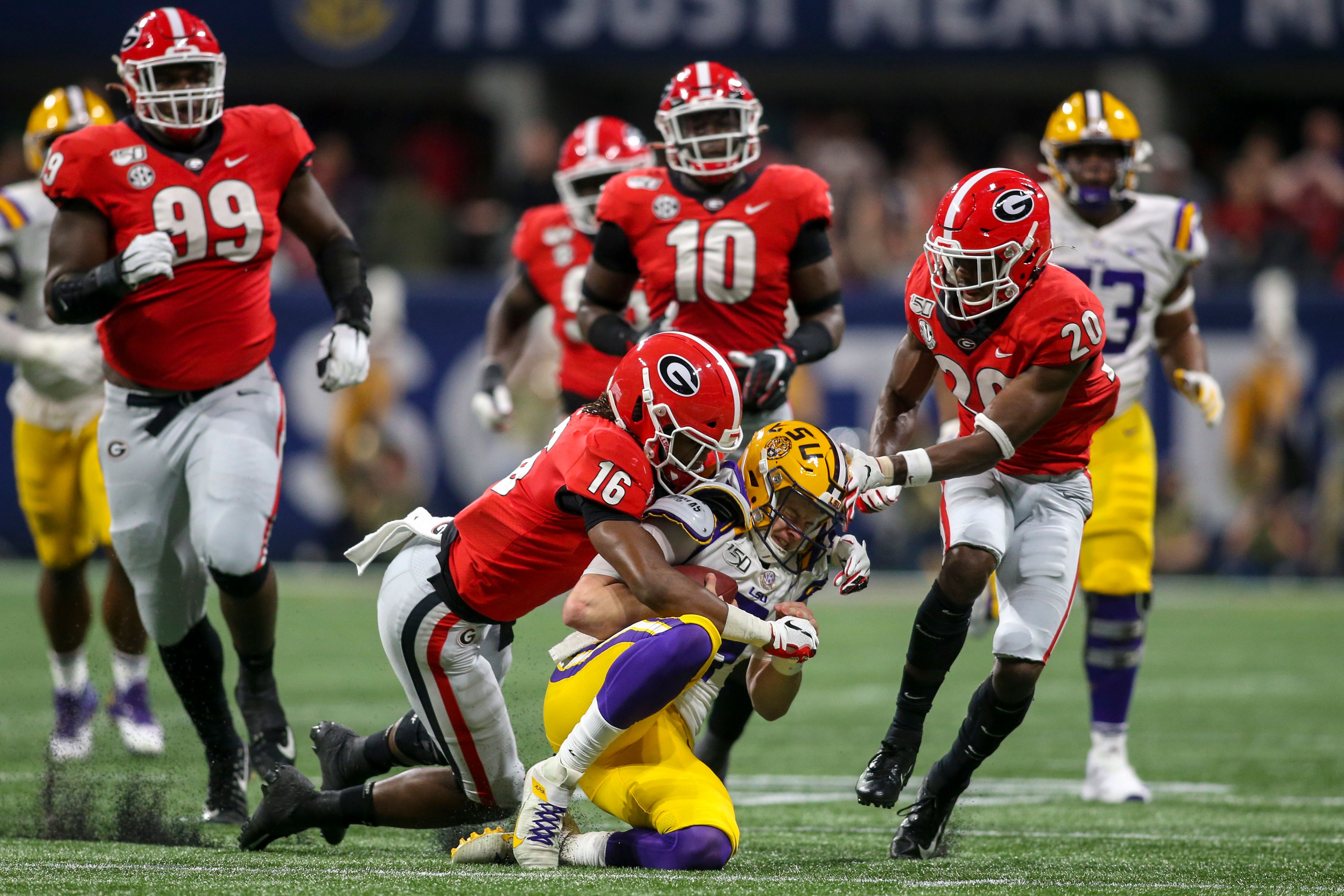 Lewis Cine Knocking Heads Throughout Camp for Georgia Football - Sports ...