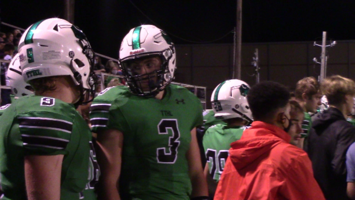 Jones quarterback Carson May has a very productive night against Luther ...