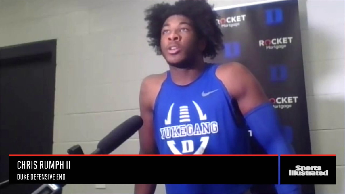 Duke's Chris Rumph II: No Time to Panic - Sports Illustrated Duke Blue ...