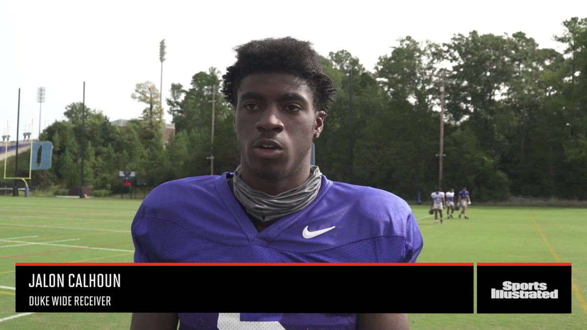 Duke WR Jalon Calhoun Ready to "Make Plays When It Comes My Way ...