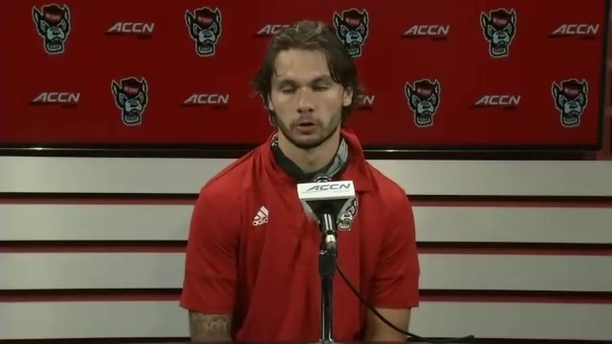 NC State's Bailey Hockman talks about Saturday's win against Wake ...